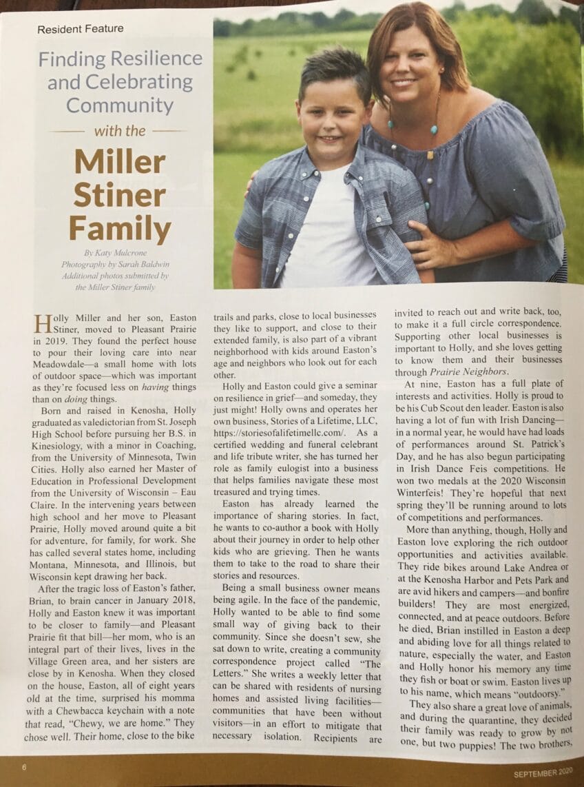 We're Your Prairie Neighbors! - Stories of A Lifetime LLC